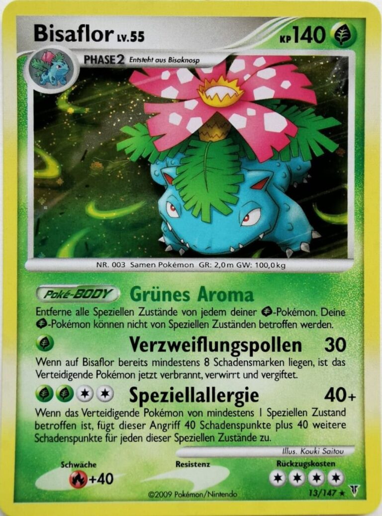 Bisaflor im Rampenlicht: Alle Pokémon-Karten im Überblick! | PokeZentrum