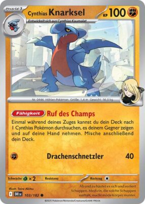 Pokémon Cynthias Knakrack-ex-Deck: Liste und Strategie-Guide! | PokeZentrum