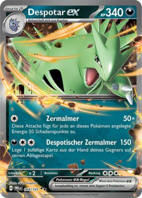 Pokémon "Prismatische Entwicklungen" Kartenliste und Kartengalerie ...