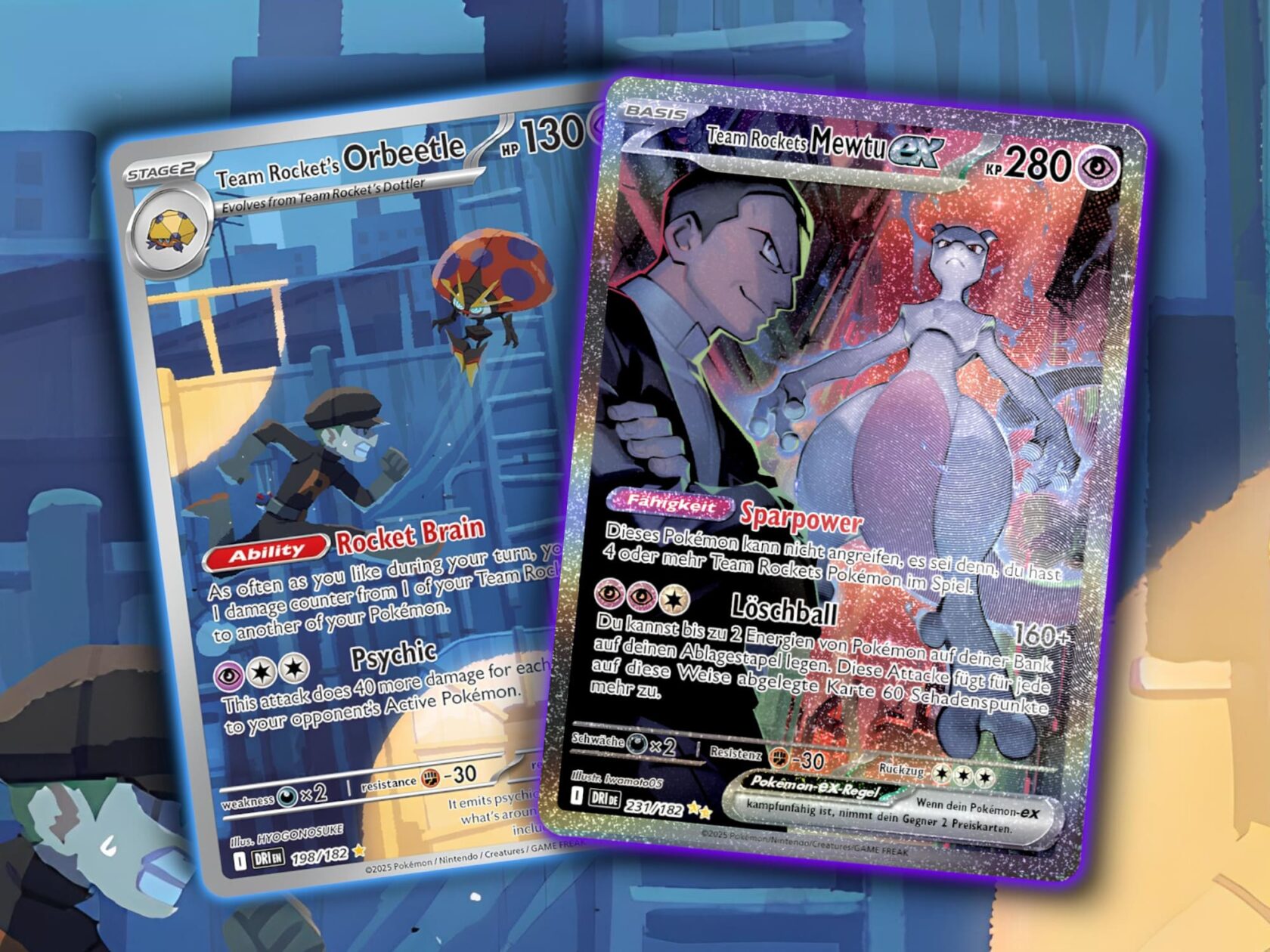 Neue Trainer-Pokémon-Karten von Team Rocket aus "Ewige Rivalen ...