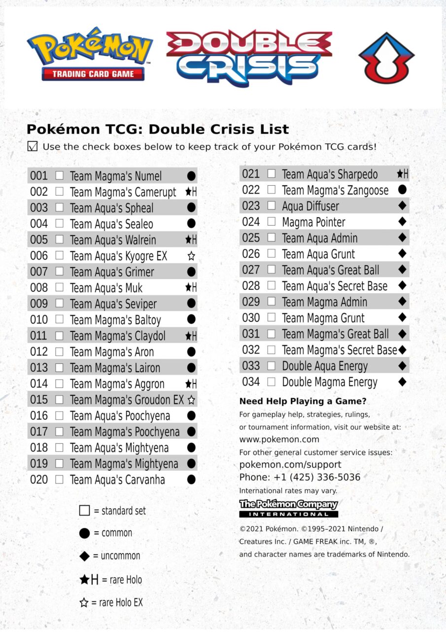 Pokémon "Double Crisis": Kartenliste und Kartengalerie! | PokeZentrum