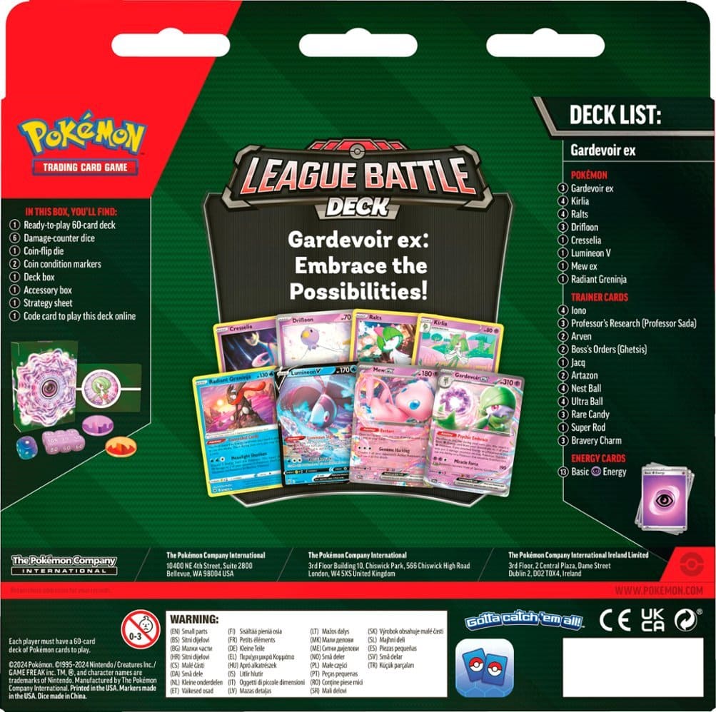 Pokémon "Guardevoir-ex Liga-Kampfdeck" vorgestellt! | PokeZentrum