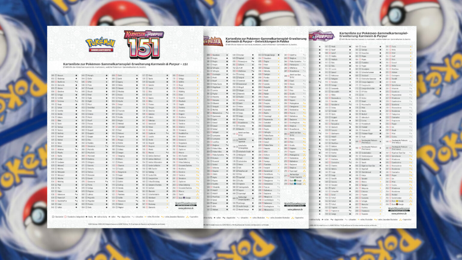 Alle aktuellen Kartenlisten für das Pokémon-Sammelkartenspiel | PokeZentrum