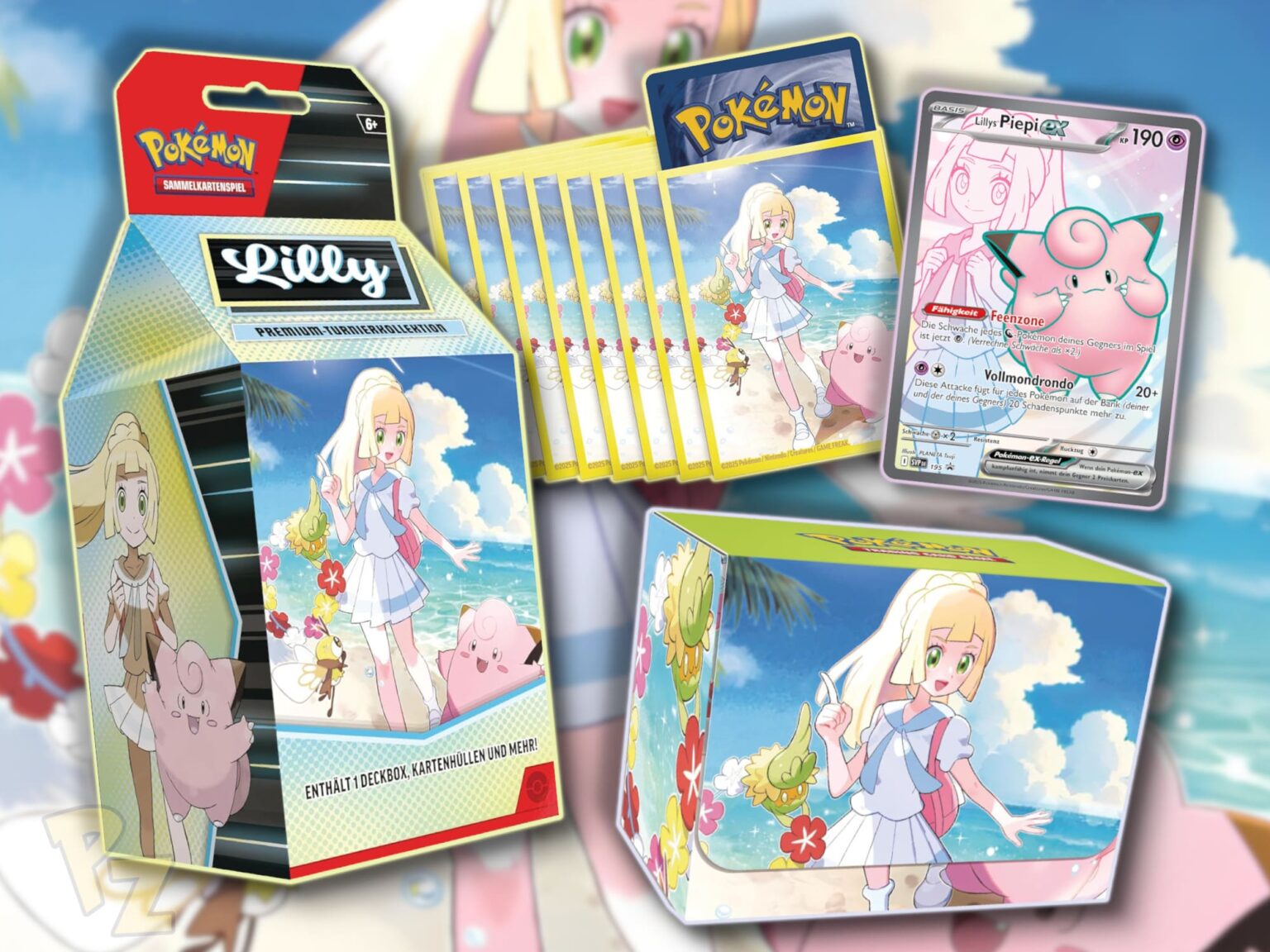 Entdecke die neue Pokémon Premium-Turnierkollektion mit Lilly ...