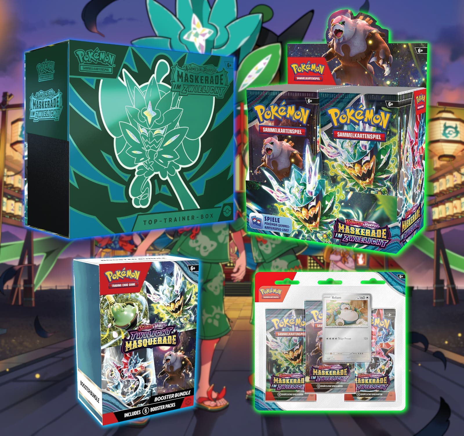 Neues Pokémon-Set "Maskerade im Zwielicht" ab sofort verfügbar ...