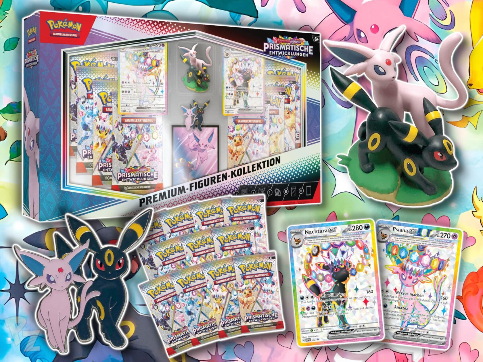 Entdecke die Pokémon "Prismatische Entwicklungen: Premium-Figuren-Kollektion"! | PokeZentrum