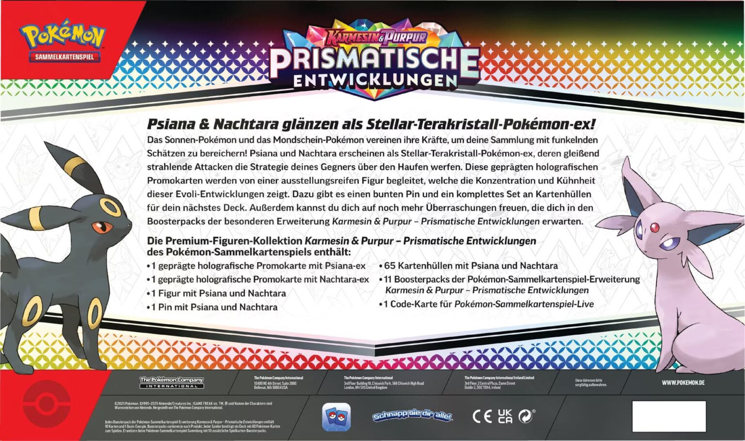 Entdecke die Pokémon "Prismatische Entwicklungen: Premium-Figuren-Kollektion"! | PokeZentrum