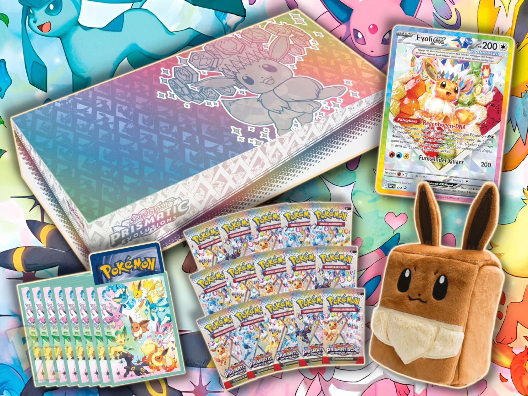 Entdecke die neue Pokémon "Prismatische Entwicklungen Super-Premium ...