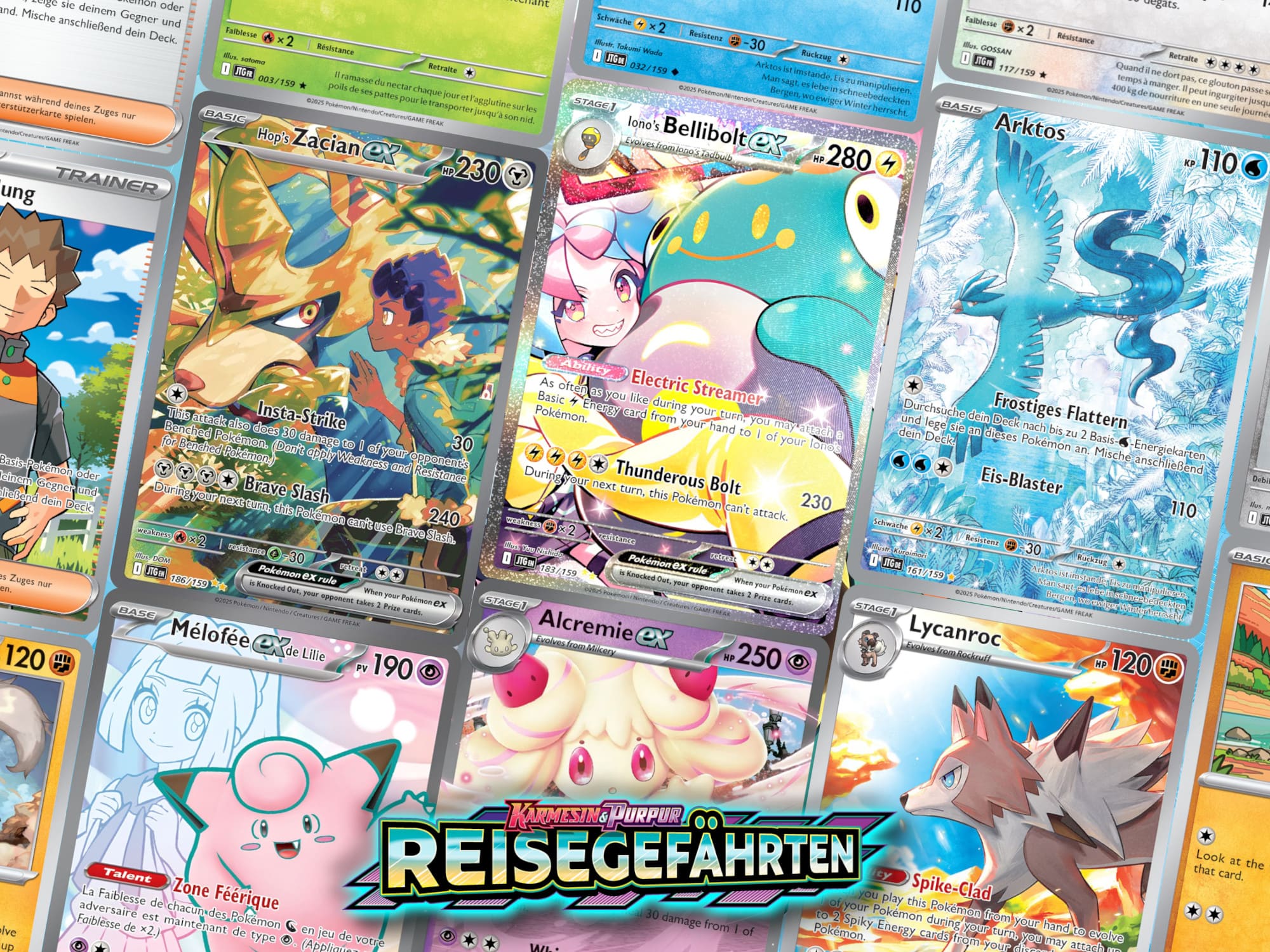 Alle "Scarlet ex & Violet ex" Pokémon Karten veröffentlicht!
