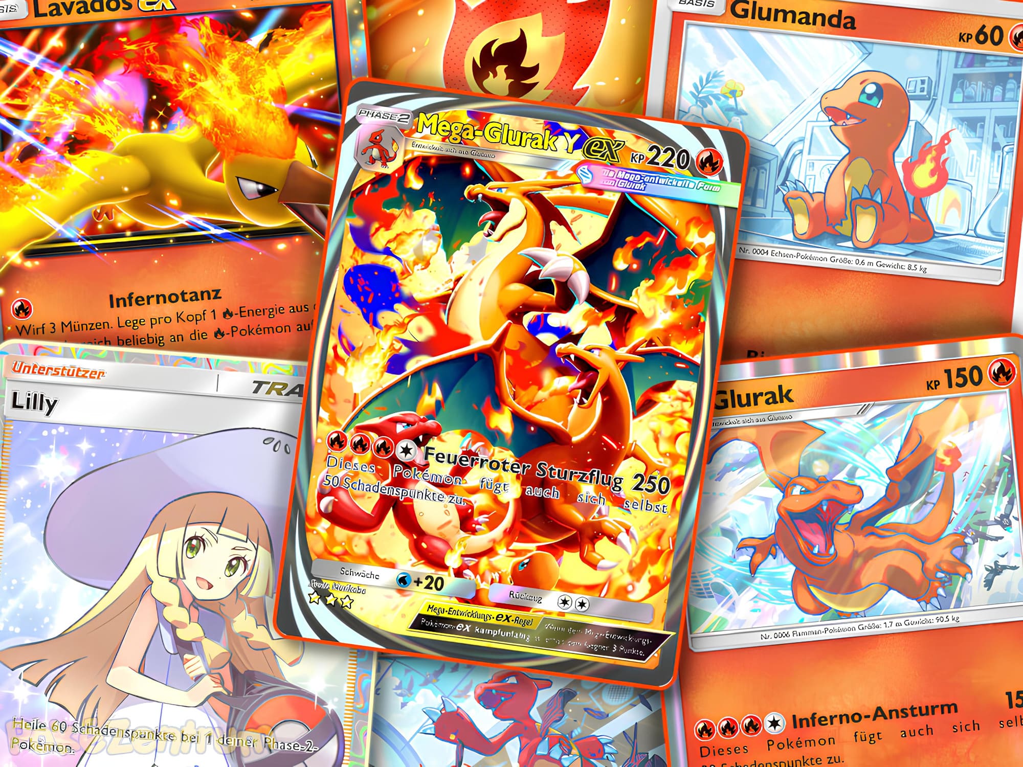 Mega-Glurak Y-ex Deck: Anleitung und Liste für Pokémon TCG Pocket ...