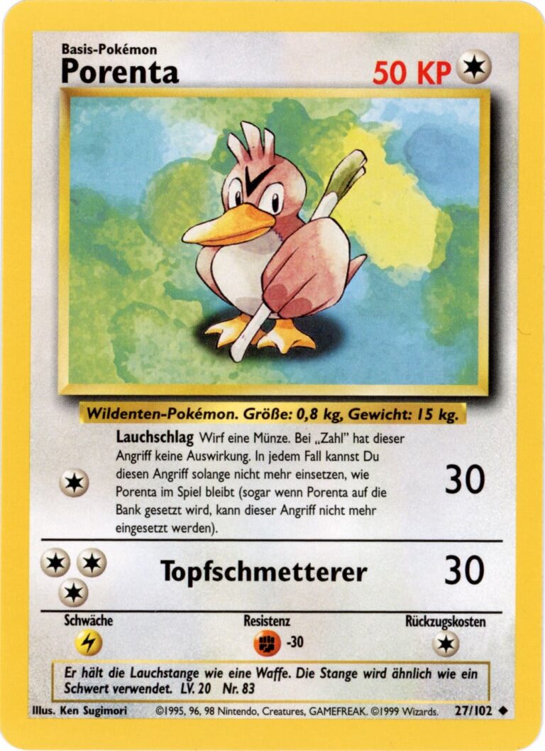 Pokémon Basis-Set Kartenliste und Kartengalerie! | PokeZentrum