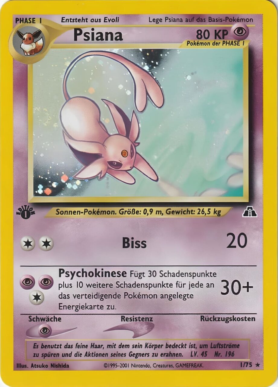 Pokémon "Neo Entdeckung / Discovery" Kartenliste und Kartengalerie ...